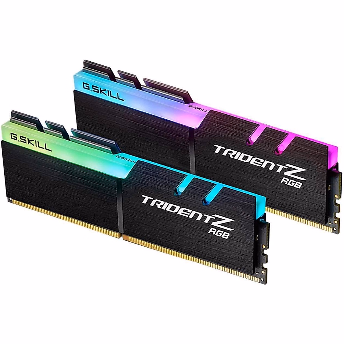 G.SKILL Trident Z RGB Series (Intel XMP) DDR4 RAM 32GB (2x16GB) 3000MT/s CL16-18-18-38 1.35V Desktop Computer Memory UDIMM (F4-3000C16D-32GTZR)