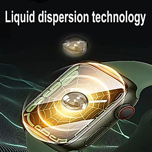 ZPIAR [2 Pack Tempered Glass Screen Protector for Apple Watch Series 7/8 45mm Full Screen Coverage Anti-Scratch Bubble Free Waterproof Ultra HD Film for iWatch Series 7/8 (45mm, Clear)