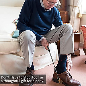 Valentines Day Gifts for Him Dad Men Fathers Day Magnetic Pickup Tool with LED Telescoping Magnet Flashlight Pickup Tool Stick Gadget Birthday Gifts Husband Boyfriend