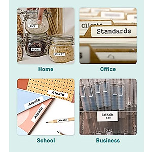 Vixic M960 Label Makers - Bluetooth Mini Label Maker Machine with Tape - Portable Handheld Label Printer,Easy to Use Smartphone Labeler for Home School Small Business Office Organizing, Rechargeable