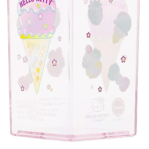 Silver Buffalo Sanrio Hello Kitty Plastic Milk Carton Bottle, 16.2 Ounces