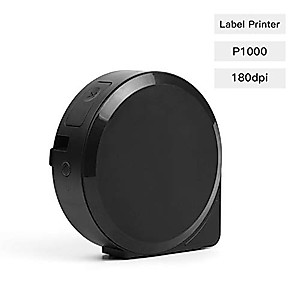 VIBY Portable Label Maker Printer Thermal Transfer Printer Manual Cutting 180dpi BT Connection with APP Multiple Languages (Color : OneColor)