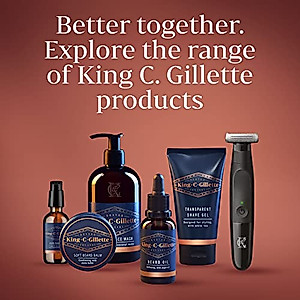 King C. Gillette Beard Oil, Infused with Argan, Jojoba, Avocado, Macadamia Seed and Almond Oils