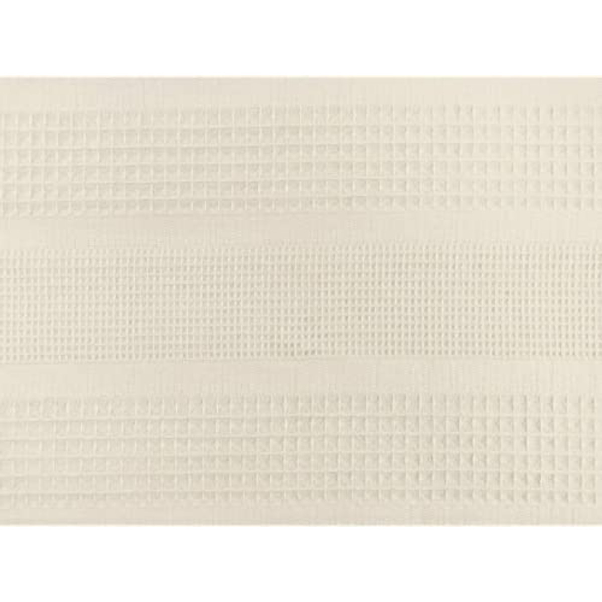 Minerva Textured Cotton Waffle Fabric Cream - per Yard