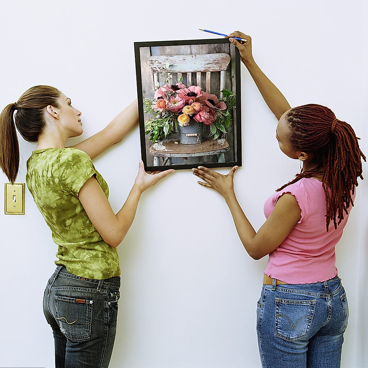 5D Diamond Painting Kits for Adults,Diamond Art with Full Tools Accessories,Exquisite Flowers Inlaid with Crystal and Diamond,Perfect for Home Wall Decor(12x16inch)