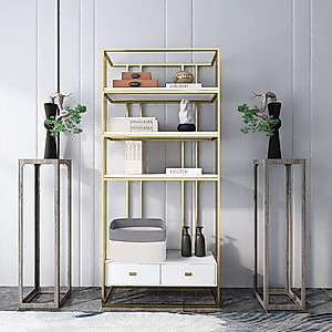 ANMINY Woven Cotton Rope Storage Baskets with Handles Large Washable Basket Decorative Storage Bins Boxes Nursery Baby Kid Toy Blanket Clothes Towel Laundry Organizer Containers - White/Gray