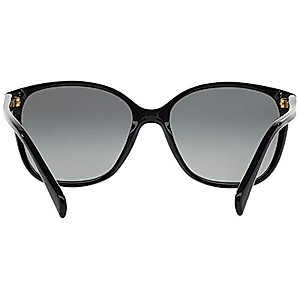 Prada PR01OS Sunglasses-Gray Gradient lens Black (1AB3M1)-55mm