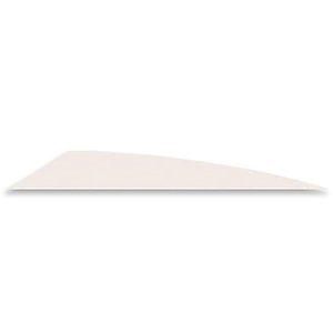 TAC Vanes 3.75" Driver Hybrid Vanes, White Vanes, Pack of 36, Vanes for Archery Bowhunting and Recreational Shooting