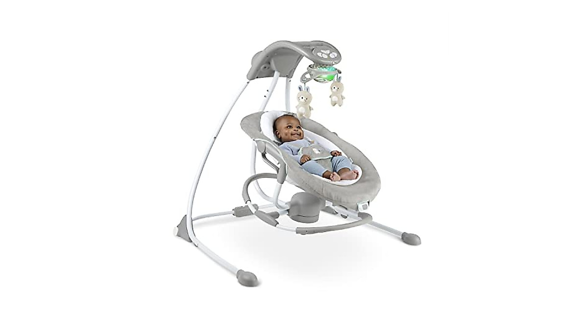 Shop Ingenuity InLighten 2-in-1 Baby Swing & Rocker