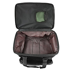 Foldable Waterproof Art Portfolio Case Artist Drawing Painting Storage Bag with Handle & Shoulder Strap Spacious Traveling Art & Craft Organizer Crossbody Bag for Drawing Board Easel Palette Brushes