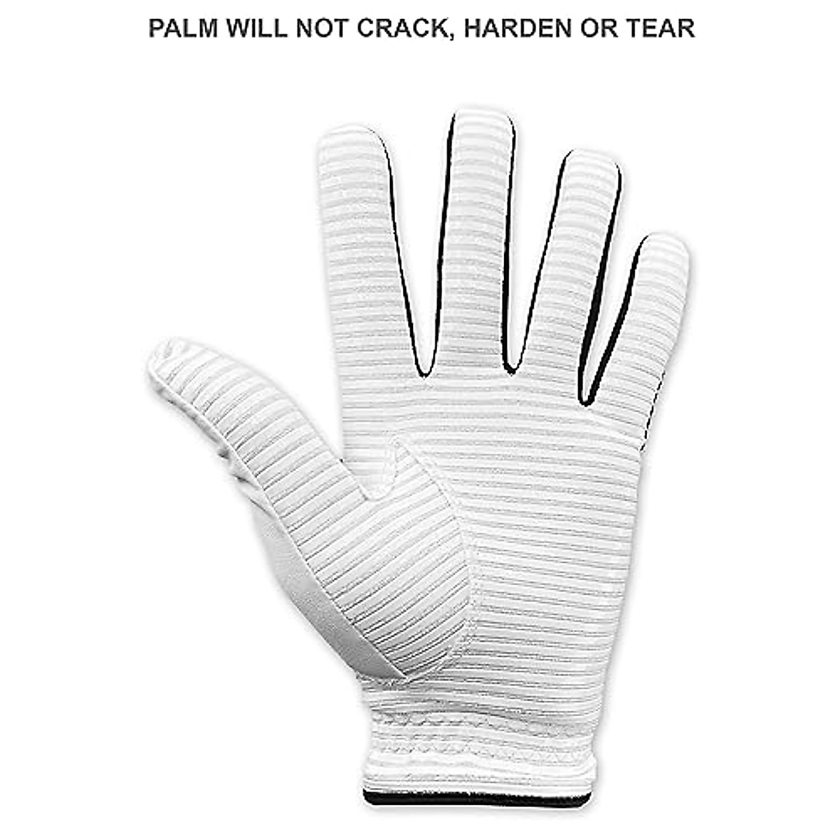 CaddyDaddy Claw MAX Golf Gloves for Men | Flex-Mesh Design | Traditional Fit Feels Like Leather | Lasts 3-5 Times Longer Than Leather | Silicone-Web Coating for Maximum Grip | Washable | LH-XL