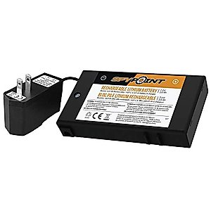 SPYPOINT LIT-C-08 Lithium Battery Pack Kit With 7.4V AC Charger For Camera Lithium Battery - Full Charge in 48 hours with charge indicator light included | Cell Cameras for Hunting Battery and Charger