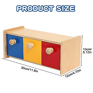 LEADER JOY Montessori Materials Box w/Bins Toddler for 1-3 Years Old Educational Tools Preschool Early Development Baby Toy