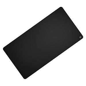 Fnatic | Dash XD | Pro Gaming Mouse Mat for Esports | Fast Surface | Stitched Edges and Anti-Slip Rubber Base | Size XXL | Black | Hybrid Fabric| 37.4"x19.7"x0.12"