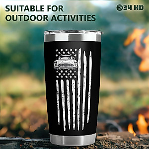 34HD Classic Dad Tumbler with Lid, 20oz Stainless Steel Vacuum Insulated Car Mug, Im Not Old Im Classic Tumbler, Birthday Christmas Father Day Gifts for New Papa Bonus Dad Husband Grandpa