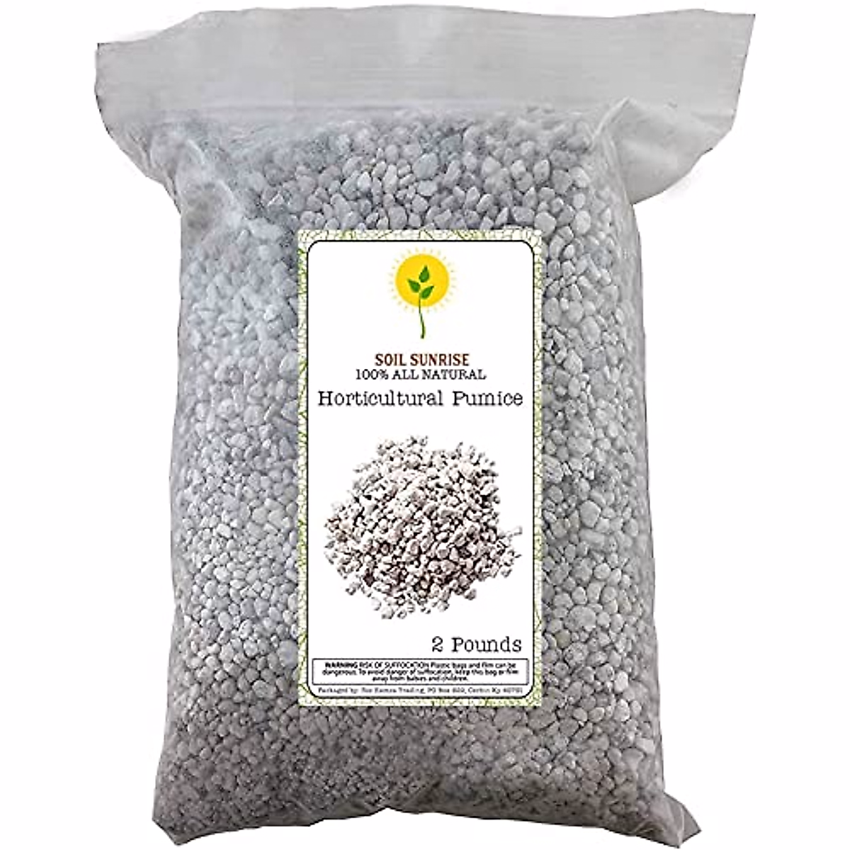 Horticultural Bonsai Pumice Soil Amendment for Bonsai and Cactus Plants-Parent (2 LB)
