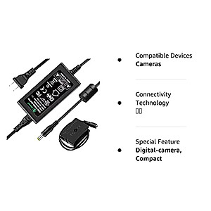 DMW-DCC8 Gonine DC Coupler DMW-AC8 AC Power Adapter Camera Charger Kit (DMW-BLC12 Battery Replacement) for PANASONIC DMC-FZ200, DMC-FZ1000, DMC-GH2, DMC-G5, DMC-G6, DMC-G7, Lumix GX8 G85 Cameras.