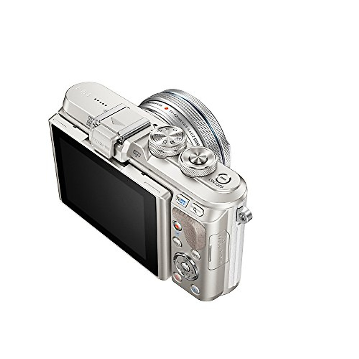 OLYMPUS Pen E-PL 8 EZ Double Zoom Kit [White][International Version, No Warranty]