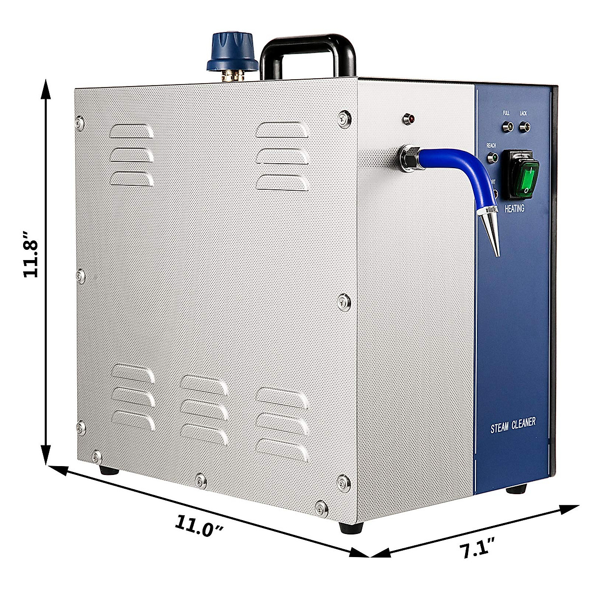 VEVOR Jewelry Steam Cleaner 2L Jewelry Cleaner Machine 1300W Jet Jewelry Steam Cleaner 110V 4 KG Silver & Gold Steam Cleaner Goldsmith Equipment For Gold Sliver Jewelry(110V)