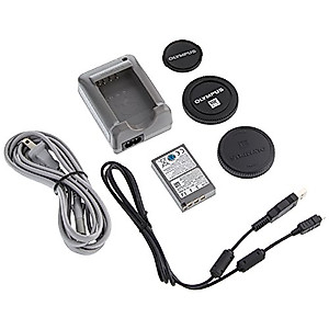 Olympus OM-D E-M10 Mark II Mirrorless Micro 4/3 Camera with 14-42mm and 40-150mm Lenses (Black)