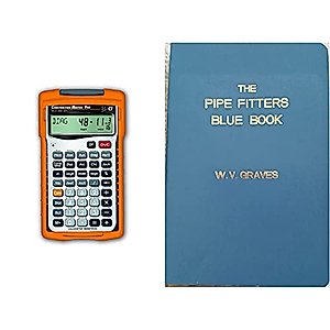 Calculated Industries 4065 Construction Master Pro Advanced Construction Math Feet-inch-Fraction Calculator for Contractors, Estimators & The Pipe Fitters Blue Book