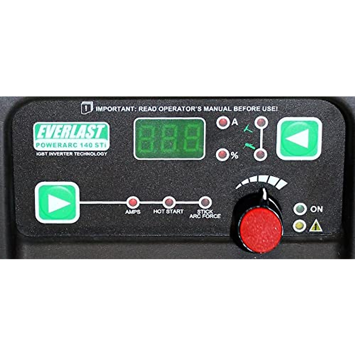 2020 PowerArc 140ST 40 Amp Arc Stick Lift Start TIG Welder, IGBT, Dual Voltage 110/220v