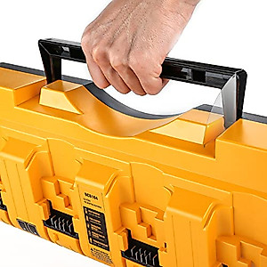 Powilling 4-Ports Fast Charger for Dewalt 12V 20V Max Li-ion Batteries DCB205-2 DCB204 DCB127 DCB609 Replace Dewalt Battery Charger DCB102 DCB102BP DCB104 DCB118 DCB115 DCB107