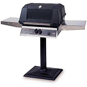 MHP Gas Grills Wnk4dd Natural Gas Grill W/ Searmagic Grids On Bolt Down Post