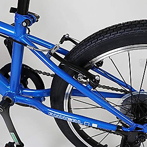 Petimini 20 Inch Kids Mountain Bike for Boys Bike 5 6 7 8 9 Years Old Youth Bicycle White Blue