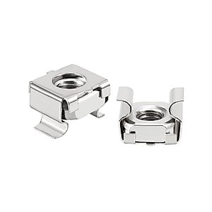 uxcell 55 Pack, M6 Cage Nut, 304 Stainless Steel for Server Shelf Cabinet