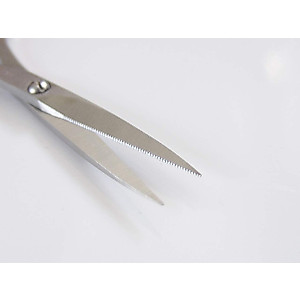 SEKI EDGE SS-902- Stainless Steel Moustache Scissors