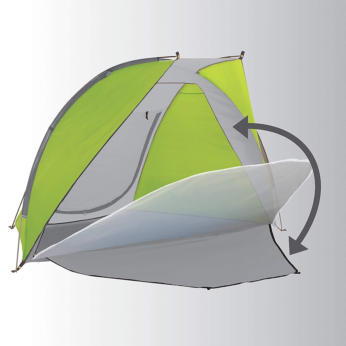 Coleman Beach Shade Canopy Tent, Lightweight & Portable Beach Shade Sets Up in 5 Minutes, UPF 50+ Sun Protection Includes Sand Bags & Stakes to Withstand Wind, Great for Beach, Park, Yard, Picnics