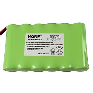 HQRP 2100mAh High Capacity Backup Battery сompatible with ADT 300-03866 LYNXRCHKIT-SHA Replacement