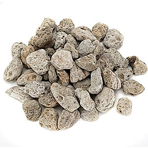 Skyflame 5LB Natural Volcanic Lava Rock, 3"-5" Fireproof and Heatproof Pumice Stone for Outland Living Bond Portable Fire Pits, Fireplaces, Garden, Landscaping Decoration