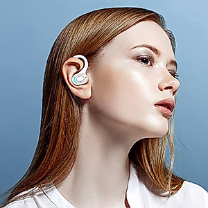 M-F8 Waterproof Hanging Single Ear Earbuds Bluetooth-compatible 5.2 Noise Cancelling Sports Wireless Business Headphones Headset