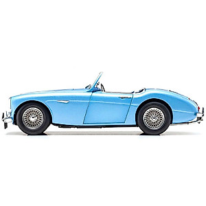 Kyosho Austin Healey 3000 Mk-1 (BN7) Convertible RHD (Right Hand Drive) Healey Blue 1/18 Diecast Model Car 08149 HBL