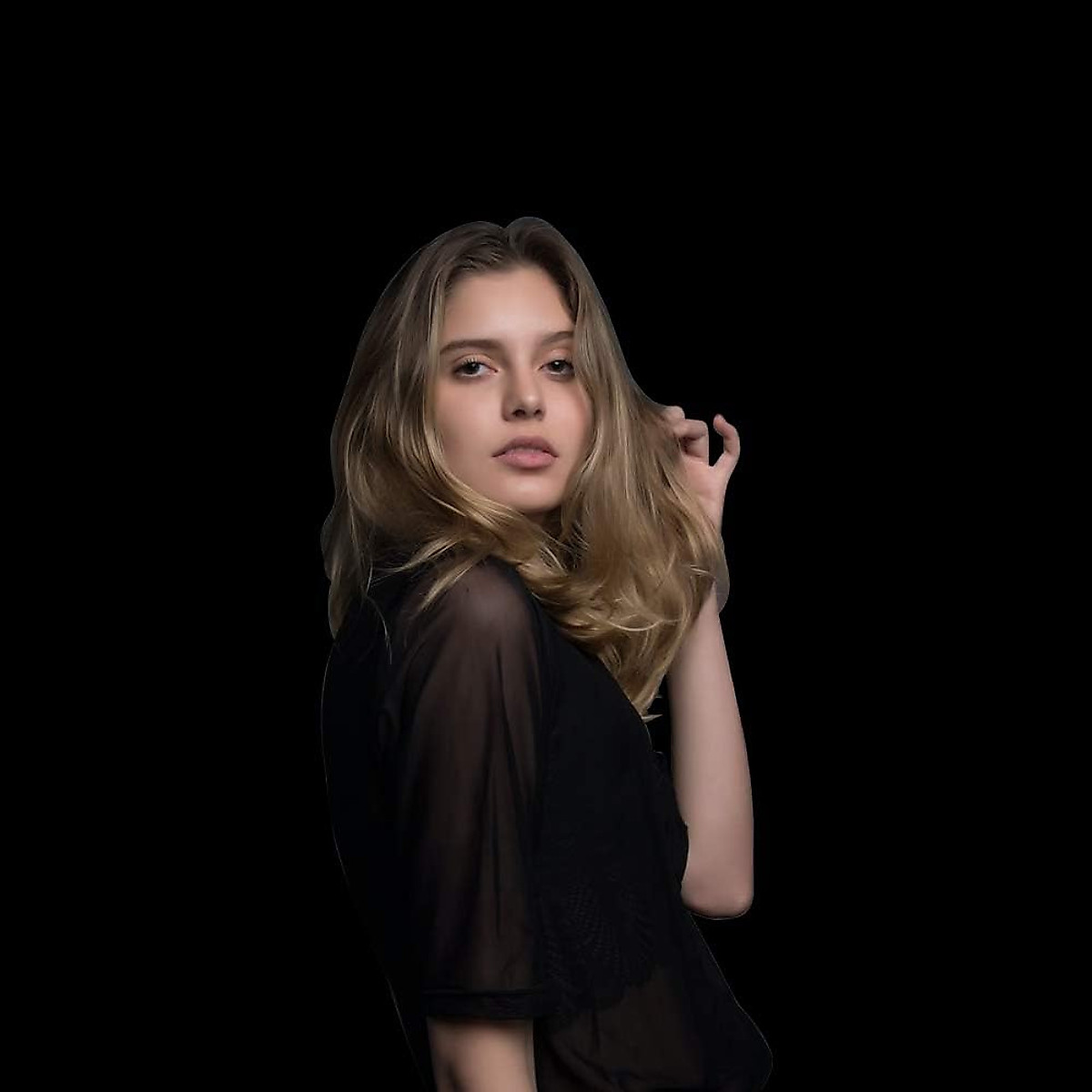 GFCC 6FTX9FT Black Backdrop Background - for Photography Photo Booth Backdrop for Photoshoot Background Screen Video Recording Parties Curtain