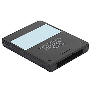 Ymiko Memory Card 8M/16M/32M/64M MCboot Memory Card Game Data Saver for PS2 Console (32M)
