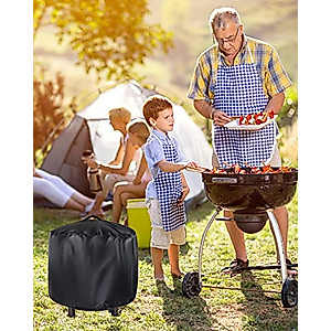 27“ Fire Pit Cover Round Fits for Solo Stove Yukon 2.0 - Stove Accessories for Camping and Outdoors Black