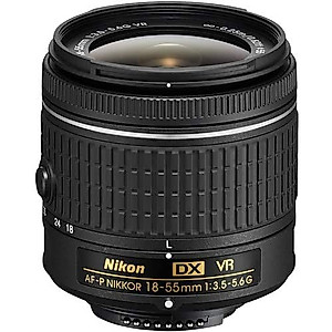 Nikon D7500 20.9 MP DSLR Camera Video Kit with AF-P 18-55mm VR Lens & AF-P 70-300mm ED VR Lens + LED Light + 32GB Memory + Filters + Macros + Deluxe Bag + Professional Accessories (Renewed)