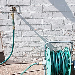 Jeeker Hose Extension Adapter, Garden Hose Kink Protector with Coil Spring, RV Flexible Hose Protector 3/4" GHT Thread, 2 Pack