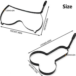 Funny Egg Rings Set of 2, Cute Shaped Omelette Molds, DIY Kitchen Gadgets Egg Mold, Egg Rings for Frying Eggs