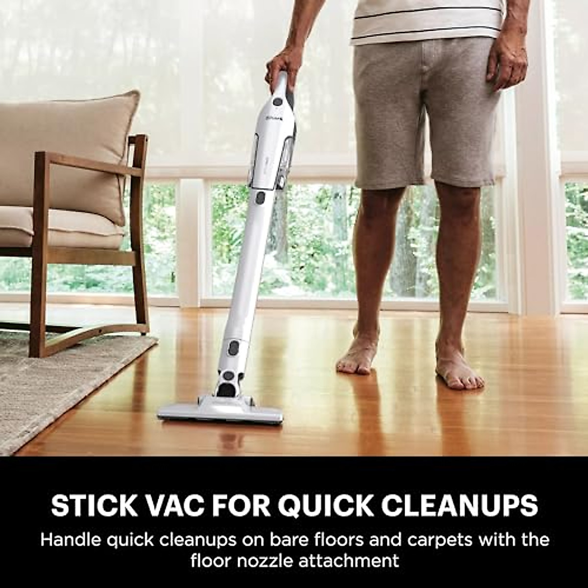 Shark CH963AMZ 2-in-1 Pet Pro Cordless Handheld Vacuum Ultracyclone System, Lightweight and Portable for Car and Home, Rechargeable, Washable Filter, XL Dust Cup, Crevice Tool & Scrubbing Brush, White