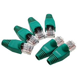 CablesOnline 6-Pack 10/100 4-Pair Ethernet Green Loopback Plugs, TS-UL02-6