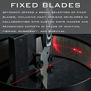 Spyderco Street Beat Fixed Blade Knife with 3.51" VG-10 Steel Black Blade and Premium Injection-Molded Polymer Sheath - PlainEdge - FB15PBBK