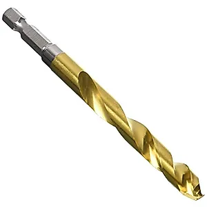 Milwaukee Electric Tool 48-89-4620 Twist Impact Drill Bit, 23/64" Diameter x 4.61" L, 2-55/64", 1/4" Hex Shank, 135 Degree