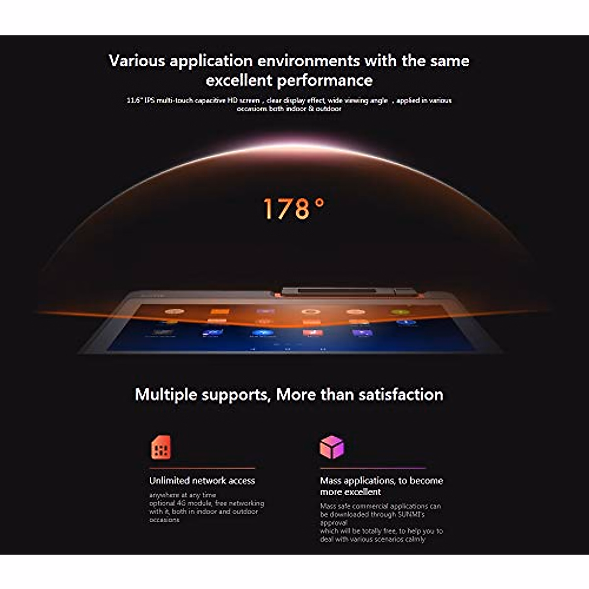 SUNMI T2mini Wireless Bluetooth Cash Register Printing Integrated Touch Screen Ordering Machine 80mm Small Ticket Printer T2 Mini