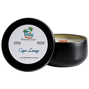 Cigar Lounge Candle 8 oz. Tin