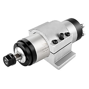 CNC Clamp Mount Bracket Support 80mm Cast Aluminium with 3pcs Screws for CNC Spindle Motor Water Cooled spindle Motor Air Cooled Spindle Motor 2.2KW or 1.5KW on CNC Router Machine