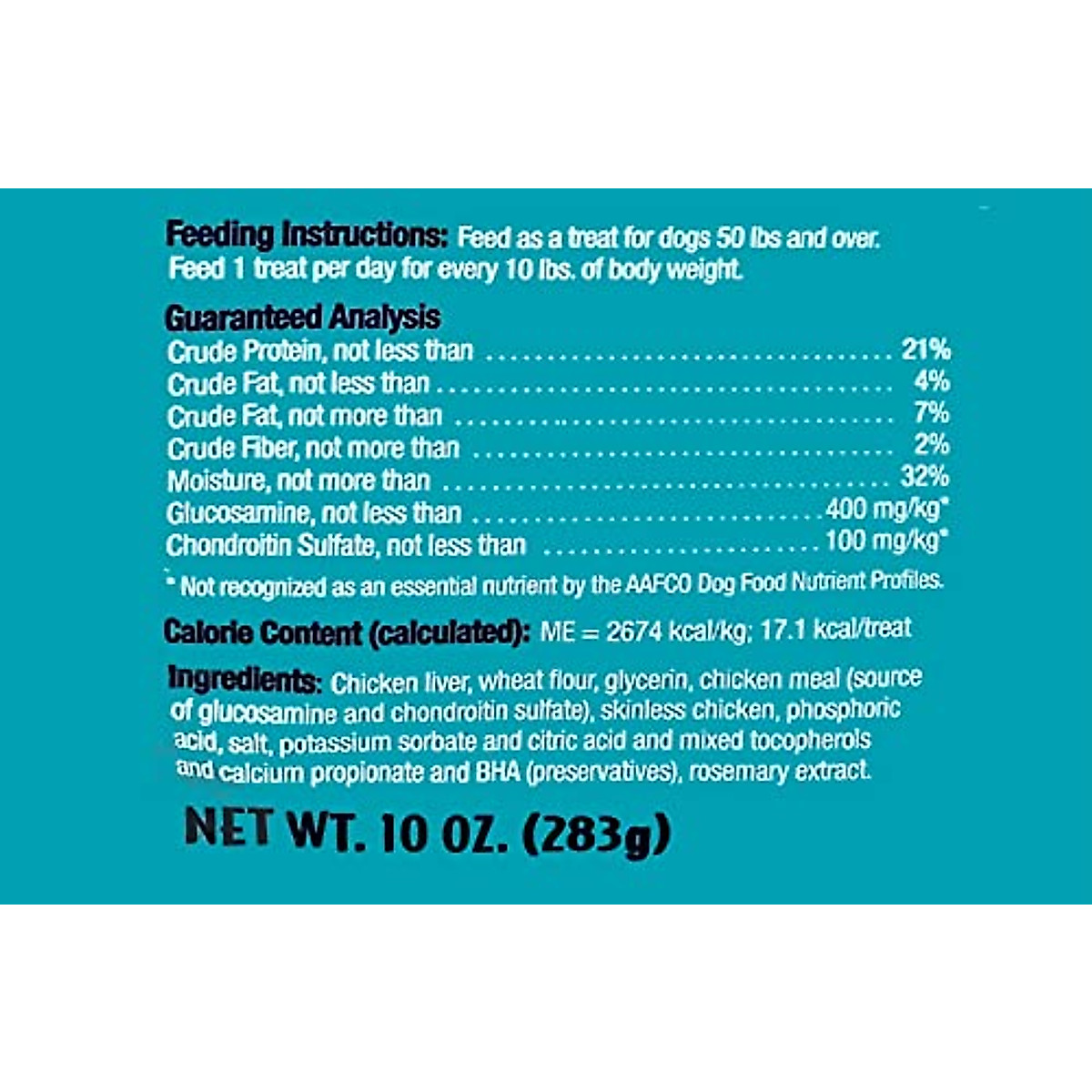 Covetrus Nutrisential Lean Treats for Large Dogs - Soft Dog Treats for Large Dogs - Nutritional Low Fat Bite Size K9 Treats - Chicken Flavor - 10oz - 6 Pack